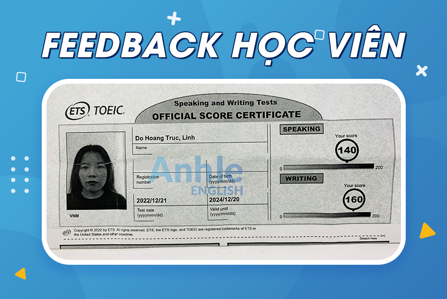 Bạn Trúc Linh | 300/400 Toeic