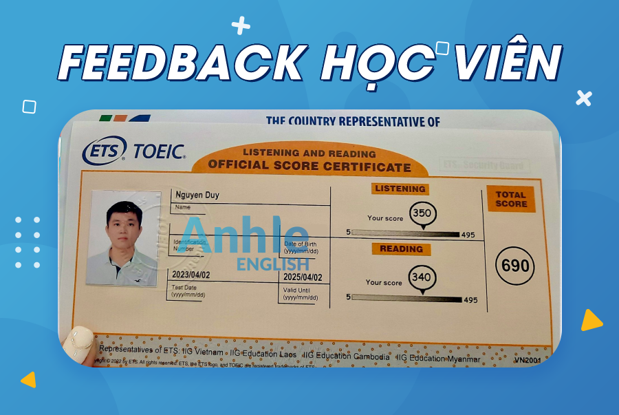 Bạn Nguyễn Duy | 690 Toeic