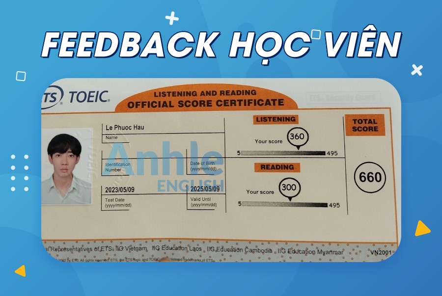 Bạn Phước Hậu | 660 Toeic