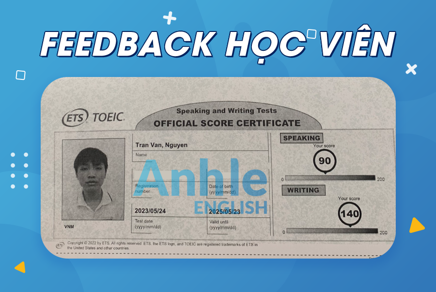 Bạn Văn Nguyên | 230/400 Toeic