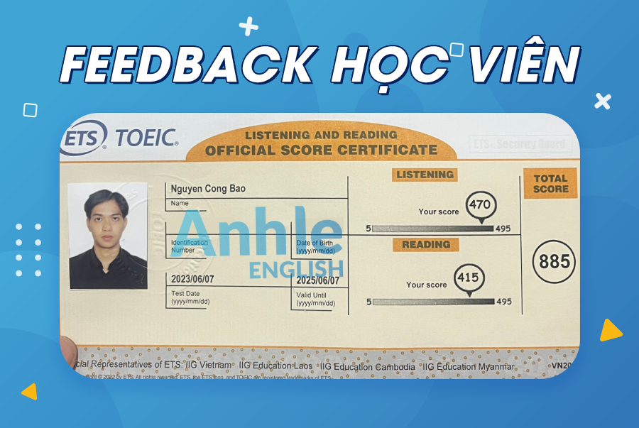 Bạn Công Bảo | 885 Toeic